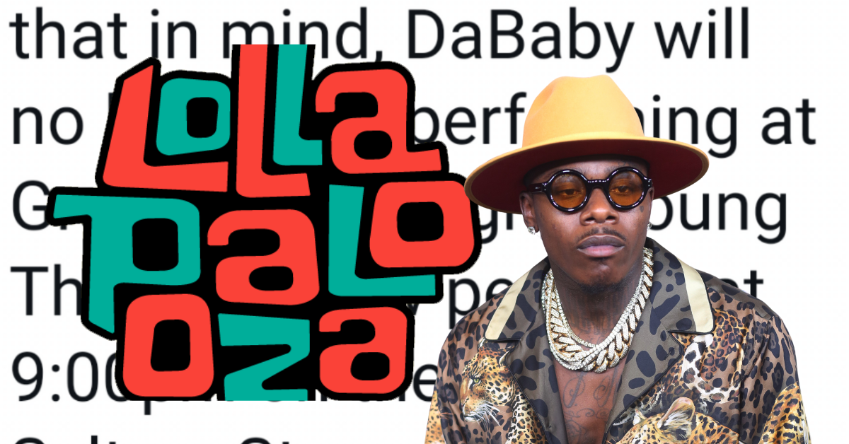 DaBaby Performance Canceled By Lollapalooza Organizers - AllHipHop