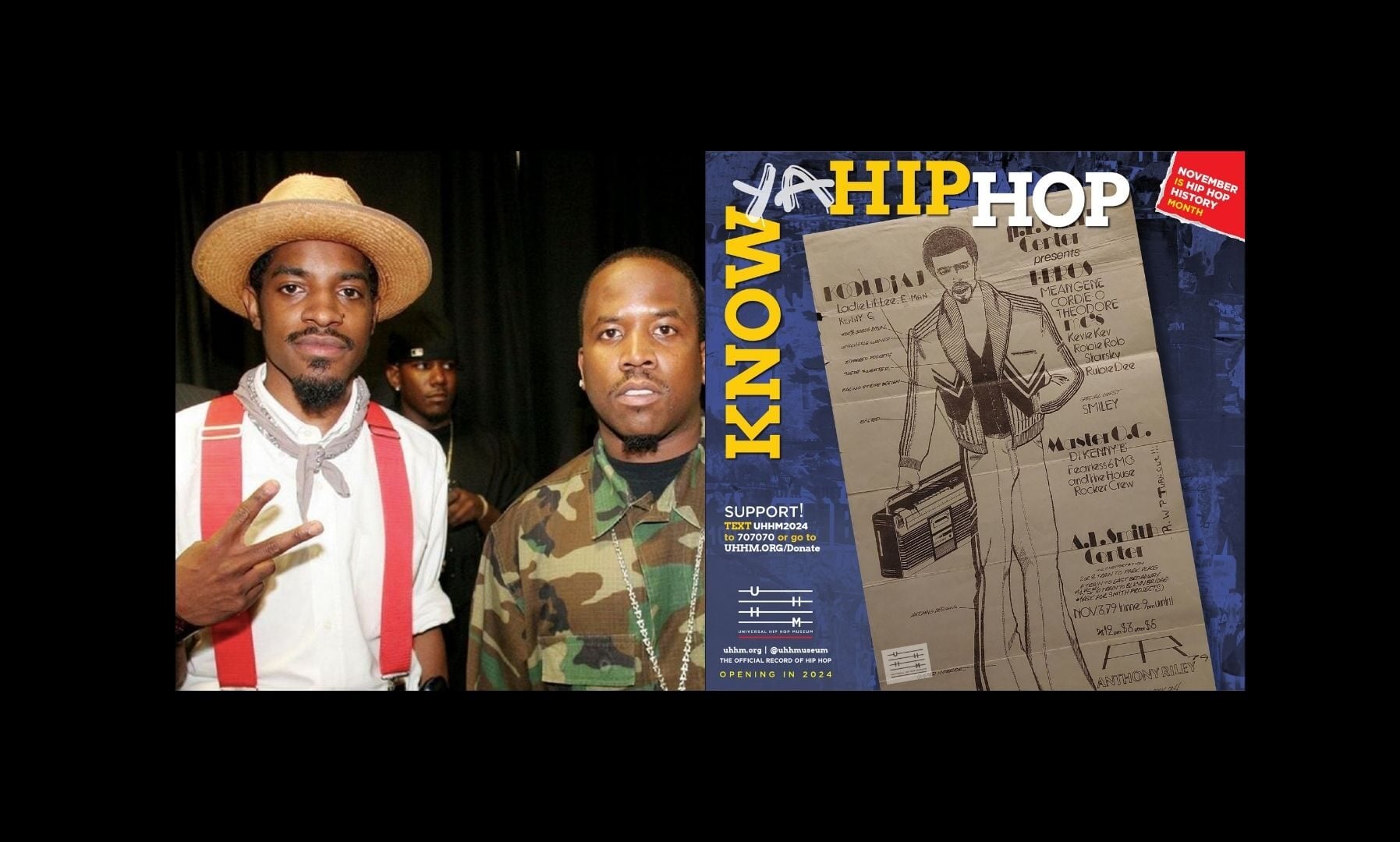KNOW YA HIP HOP: OutKast And Kool DJ AJ At The Audubon Ballroom