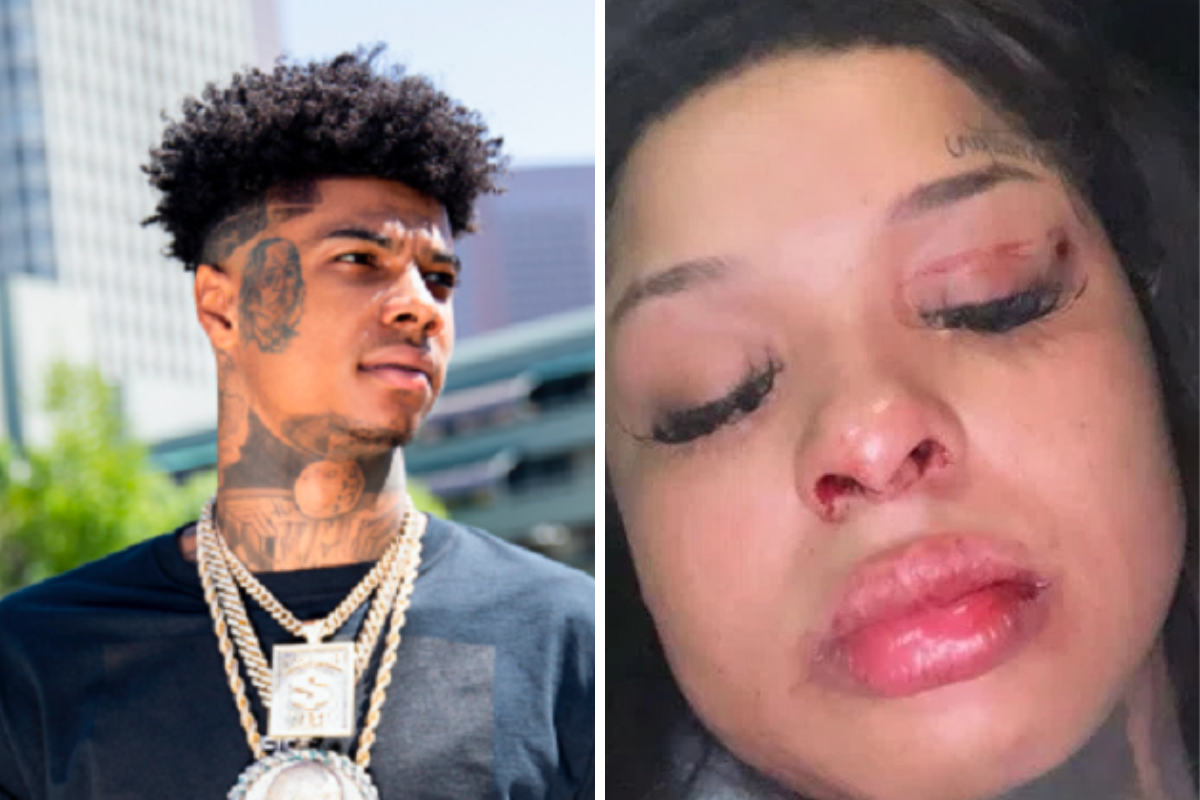 Is Blueface An Abused Man!? - AllHipHop