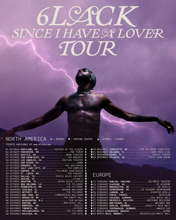 6LACK Announces "Since I Have A Lover Tour" - AllHipHop