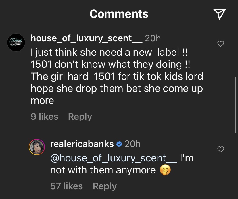 Erica Banks Reveals She Left Carl Crawford's 1501 Record Label - AllHipHop