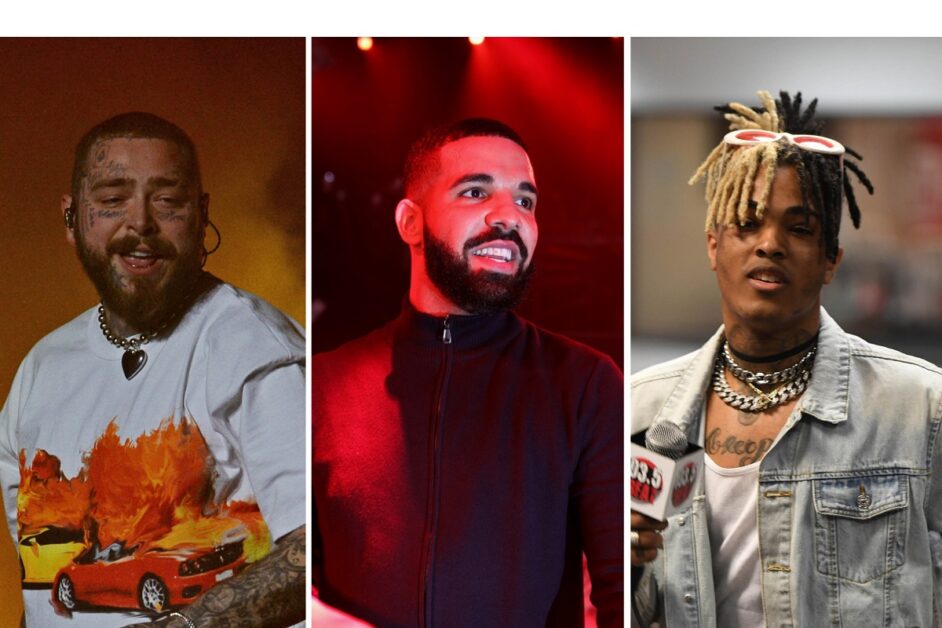 Post Malone, Drake & XXXTENTACION Lead Spotify's 50 Most Streamed Rap ...