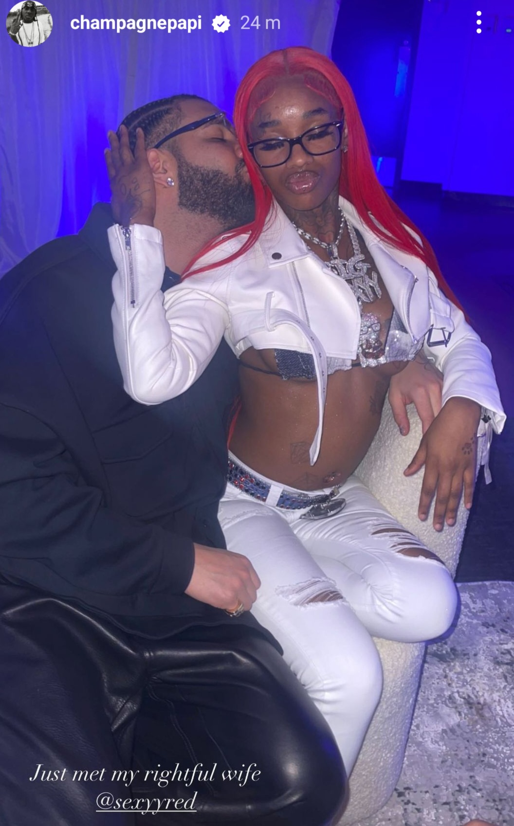 Drake Declares Sexyy Red His “Rightful Wife” After Kissing “Pound Town ...