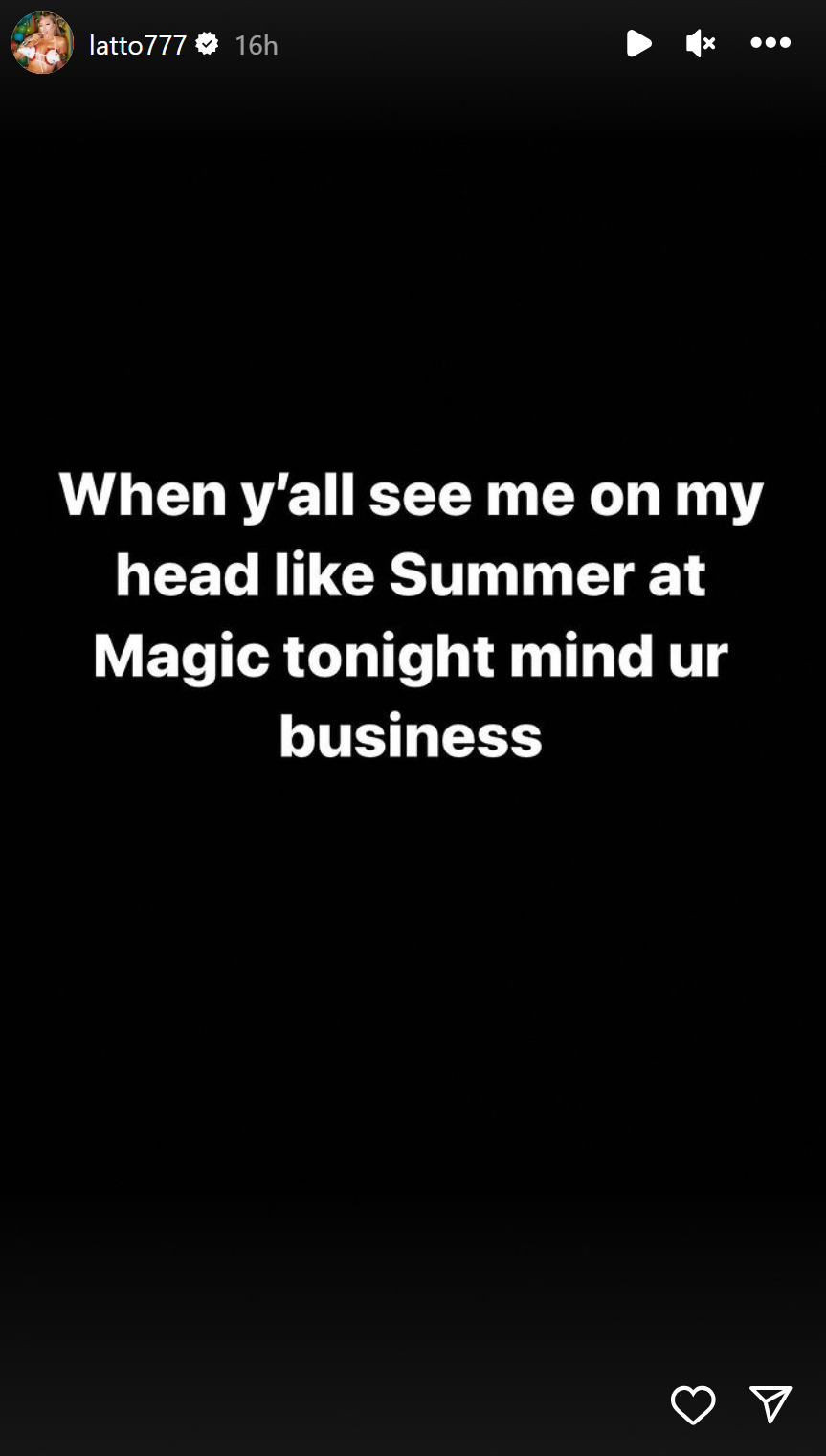 Latto Celebrates New Single At Atlanta's Magic City Strip Club