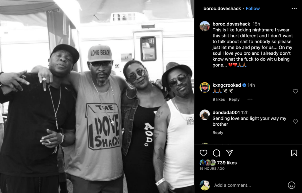 Dove Shack Member C-Knight Dead At 52