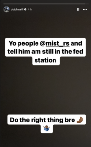 U.K. Rapper Mist Responds To Rumors Dutchavelli Snatched His Chain In ...