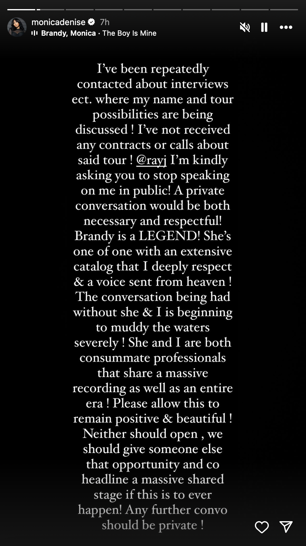 Monica Tells Ray J: “Stop Speaking On Me In Public” Amid Brandy Joint ...