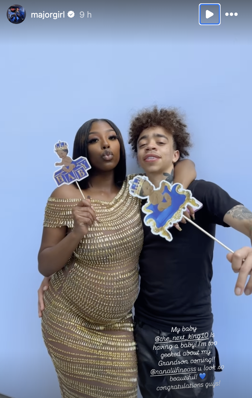 Tiny Harris Congratulates Son King At Baby Shower