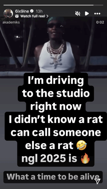 6ix9ine Trashes "Rat" Young Thug Over New Song Closing Arguments ...
